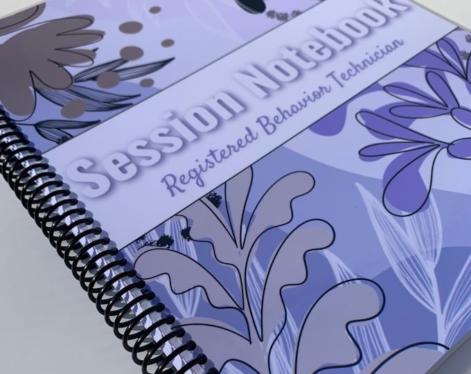 RBT Session Notebook| Registered Behavior Technician| Supervision ...