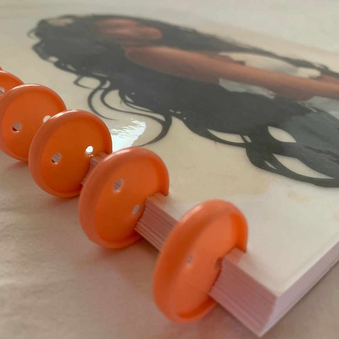 Black Girl Journal Discbound Lined Journal Notebook Letter Discbound ...