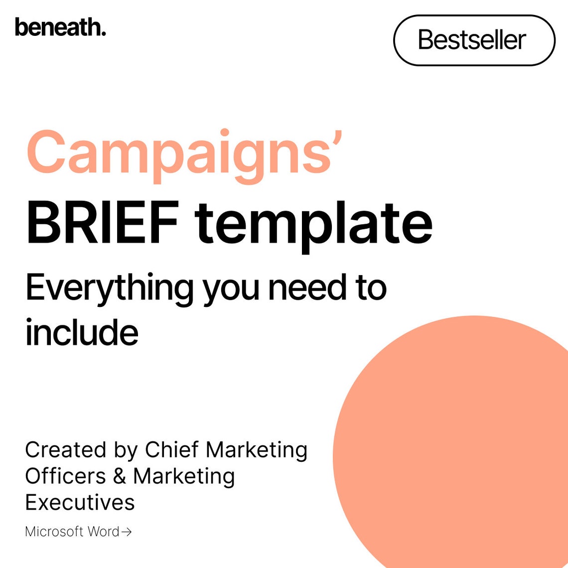 Product Launch Strategy Template Campaign Brief for Successful Product ...