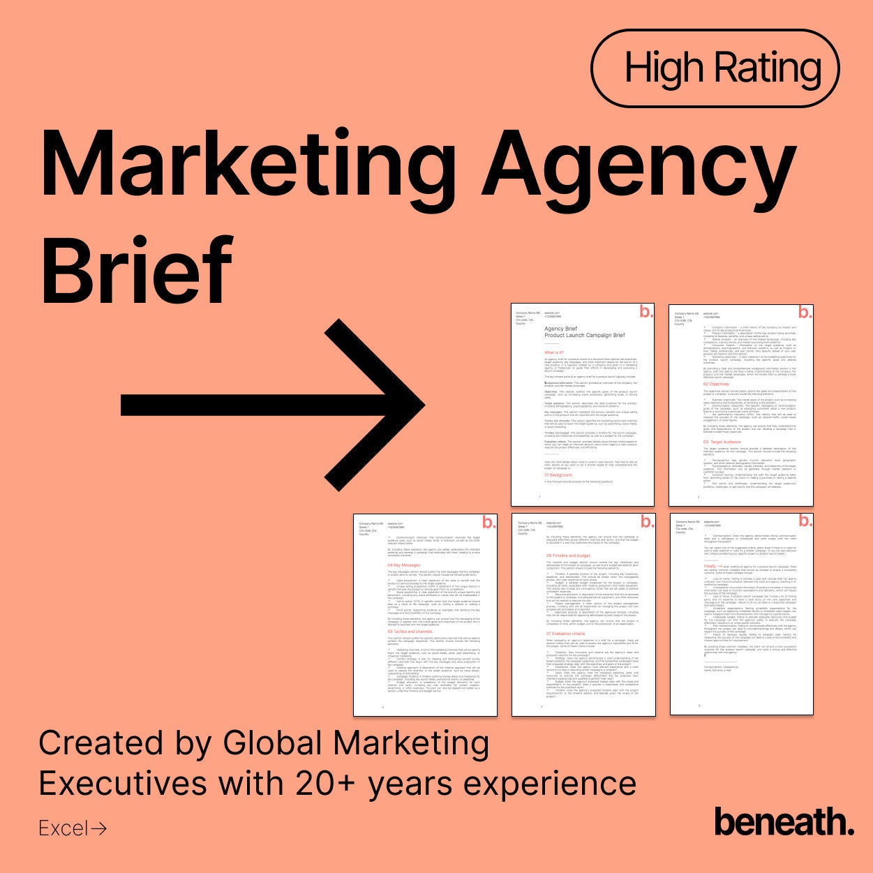 Product Launch Strategy Template Campaign Brief for Successful Product ...