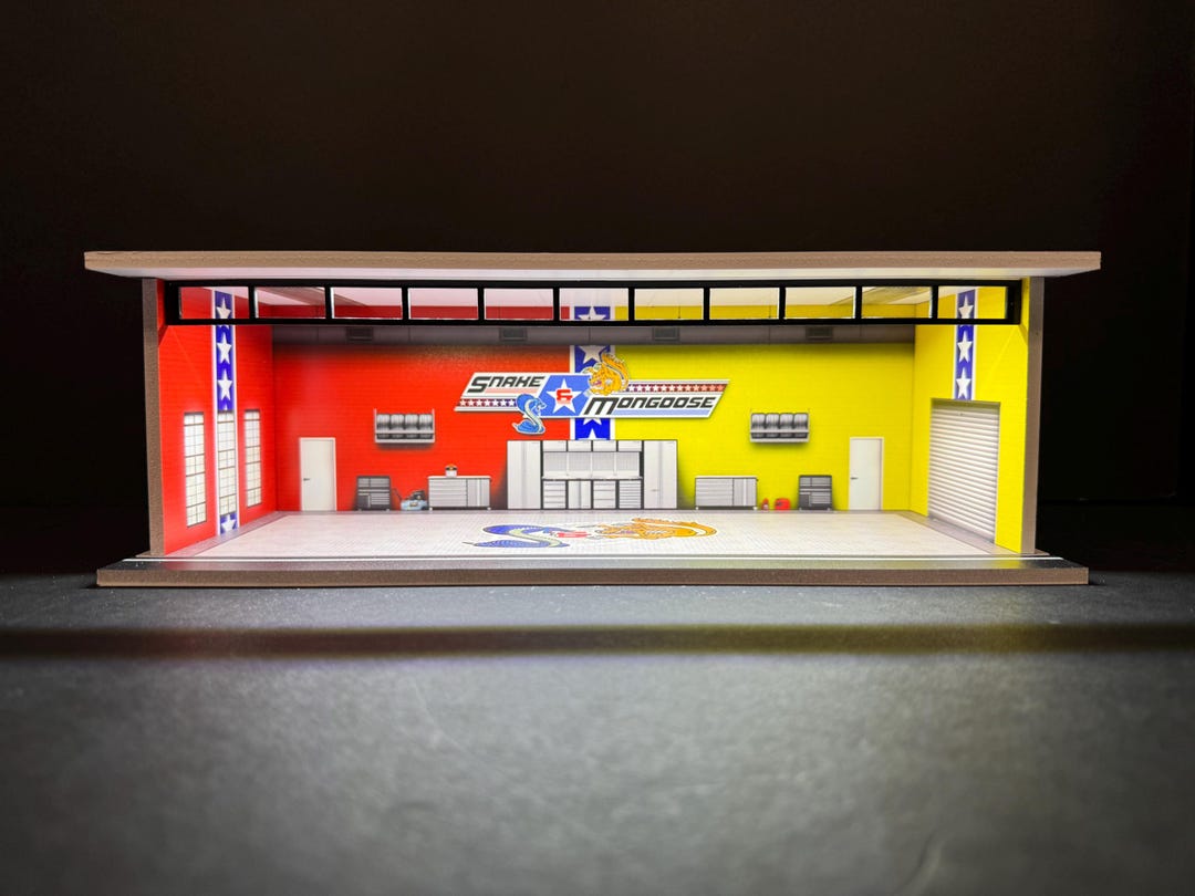 Snake & Mongoose Theme LED Display Diorama - Etsy