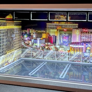 Las Vegas Skyline Theme LED Display Diorama - Etsy