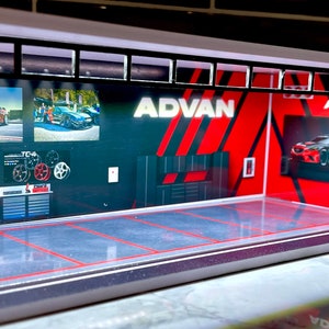 Advan Interior Garage Theme LED Display Diorama - Etsy