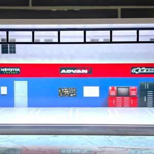 General Interior Garage Theme LED Display Diorama - Etsy