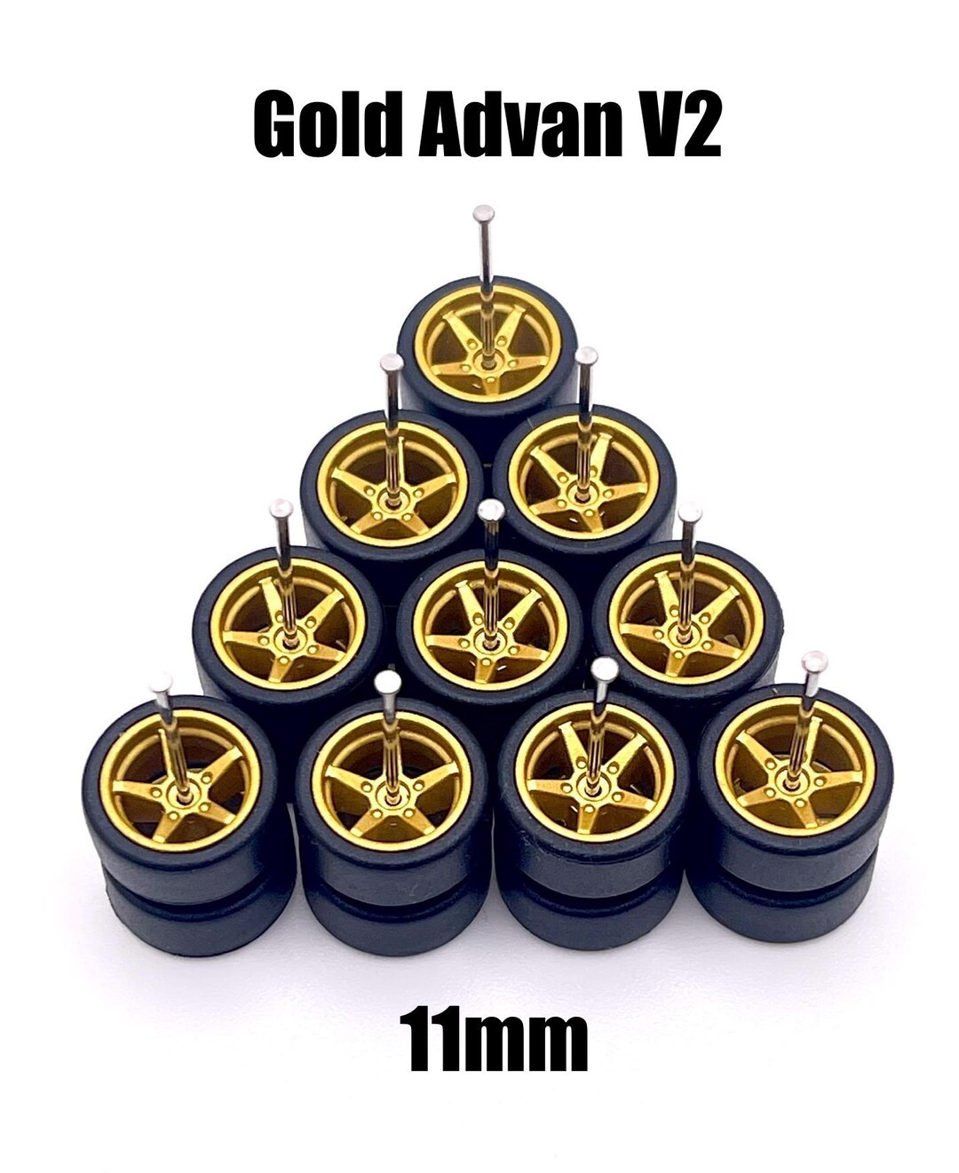 Advan V2 Gold Short Axle (5 PACK SET) 11mm - 83 Silverado HW Drop-in ...