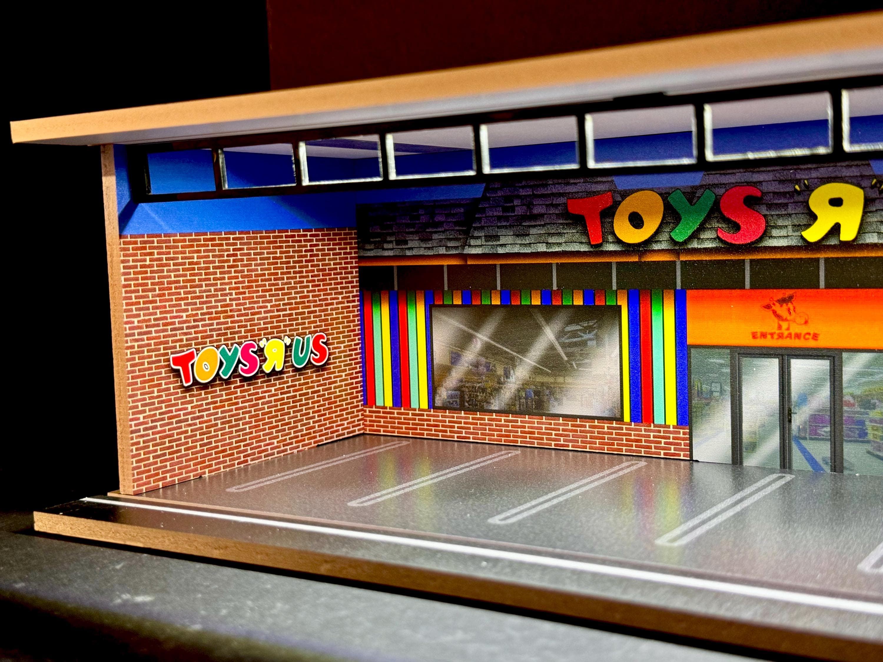 Toy Store Classic Garage Theme LED Display Diorama - Etsy