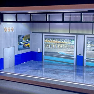 Interior Race Track Theme LED Display Diorama - Etsy