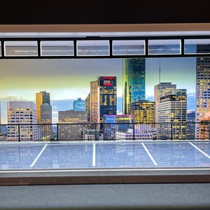 Houston Skyline Theme LED Display Diorama - Etsy
