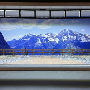 Glacier National Park Theme LED Display Diorama - Etsy