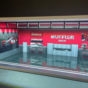 Muffler Shop Theme LED Display Diorama - Etsy