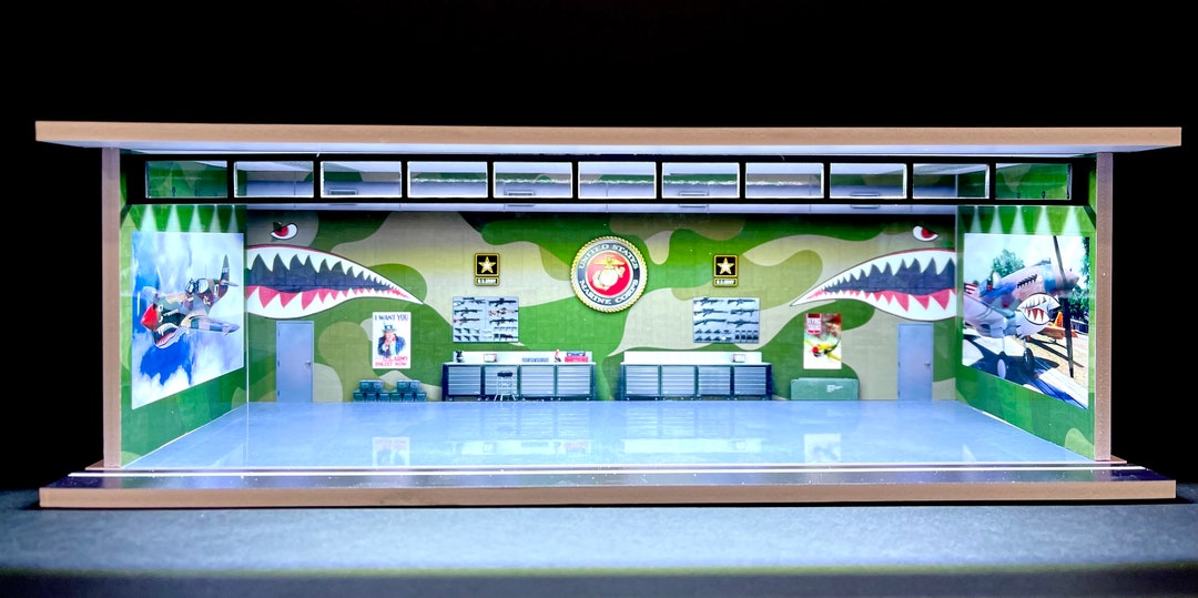 Military Theme LED Display Diorama - Etsy
