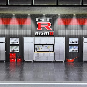 General NISMO GTR Garage Theme LED Display Diorama - Etsy
