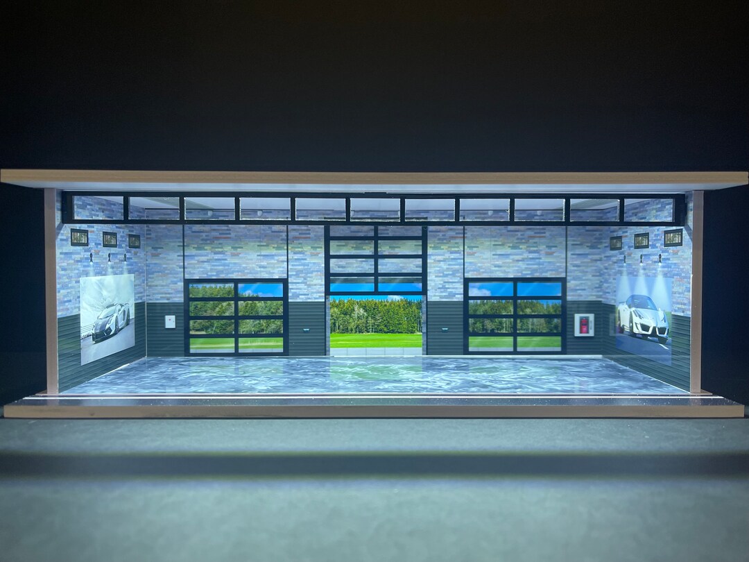 Modern Residential Theme LED Display Diorama - Etsy