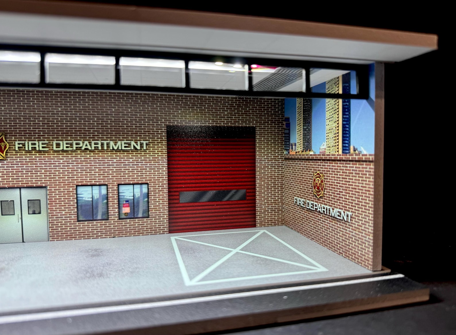 Fire Department Theme LED Display Diorama - Etsy
