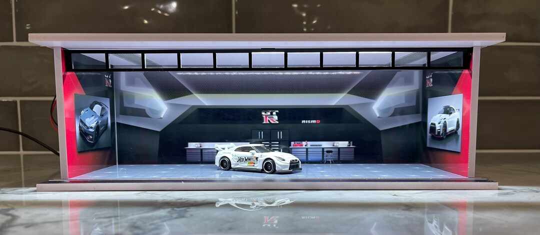 GTR R35 Theme LED Display Diorama - Etsy