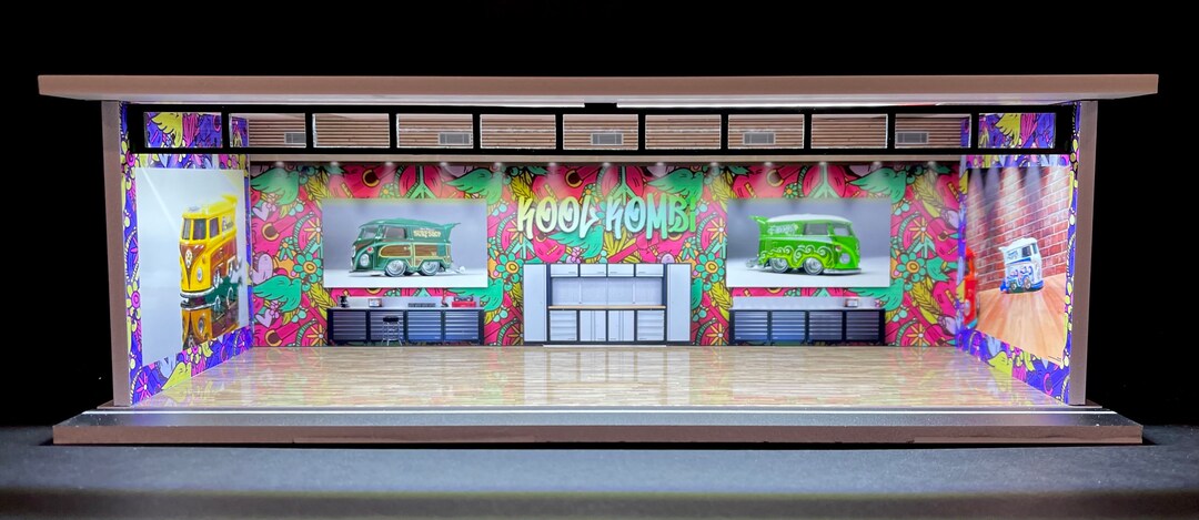 Kool Kombi Theme LED Display Diorama - Etsy