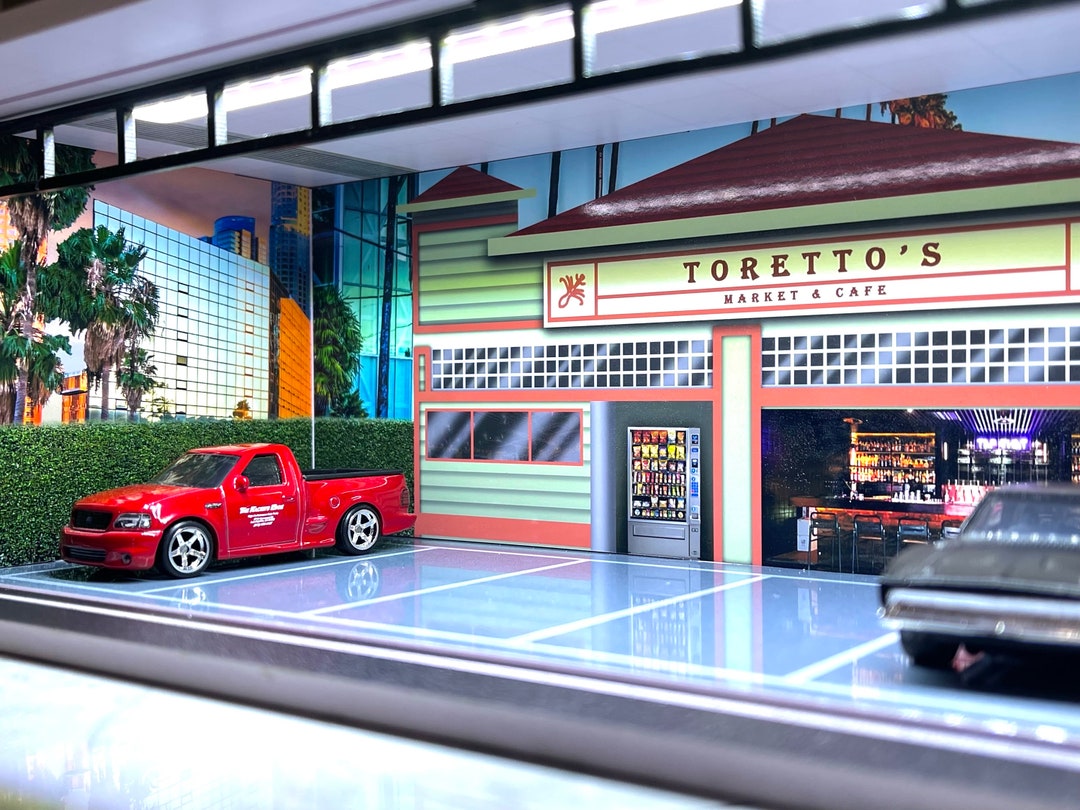 Toretto’s Market & Cafe Theme LED Display Diorama - Etsy