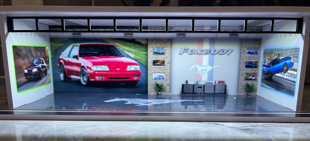 Foxbody Theme LED Display Diorama - Etsy