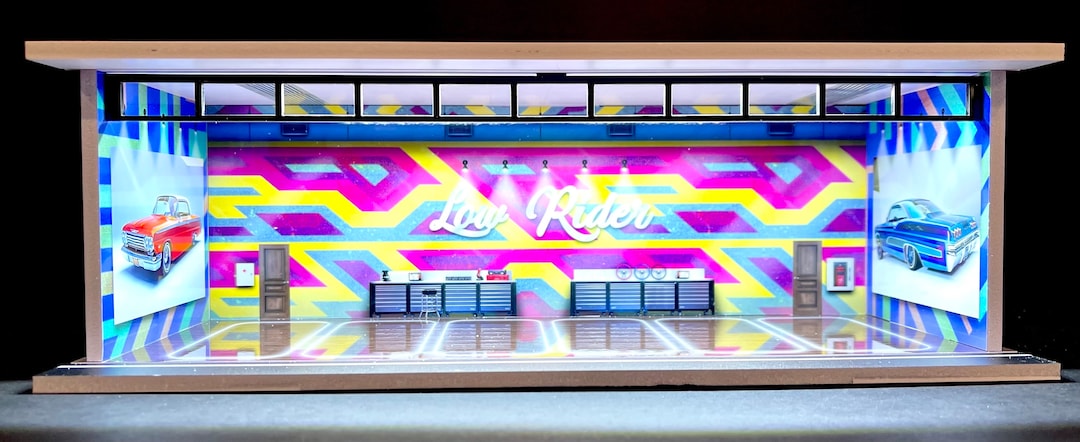 Low Rider Theme LED Display Diorama - Etsy