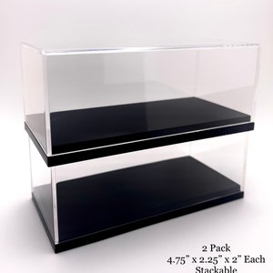 2 Pack Stackable Acrylic Display Case - Etsy Canada