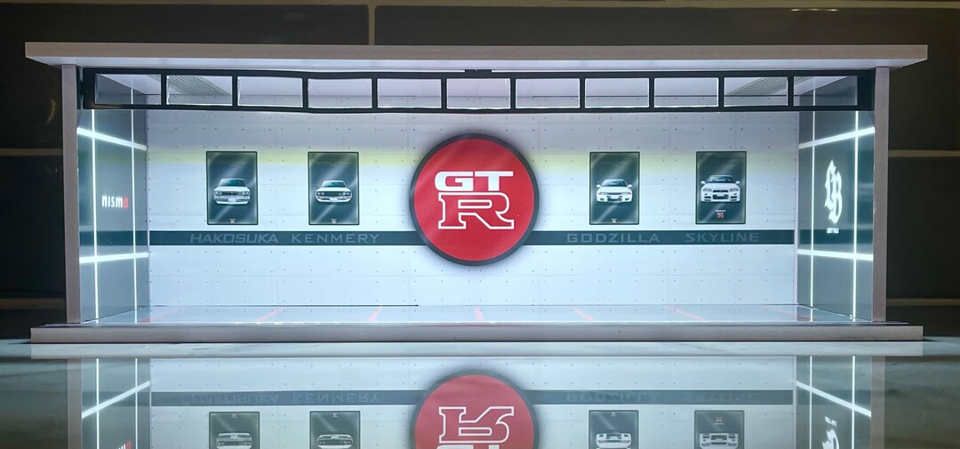 GTR Garage Theme LED Display Diorama - Etsy