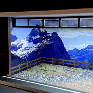 Glacier National Park Theme LED Display Diorama - Etsy