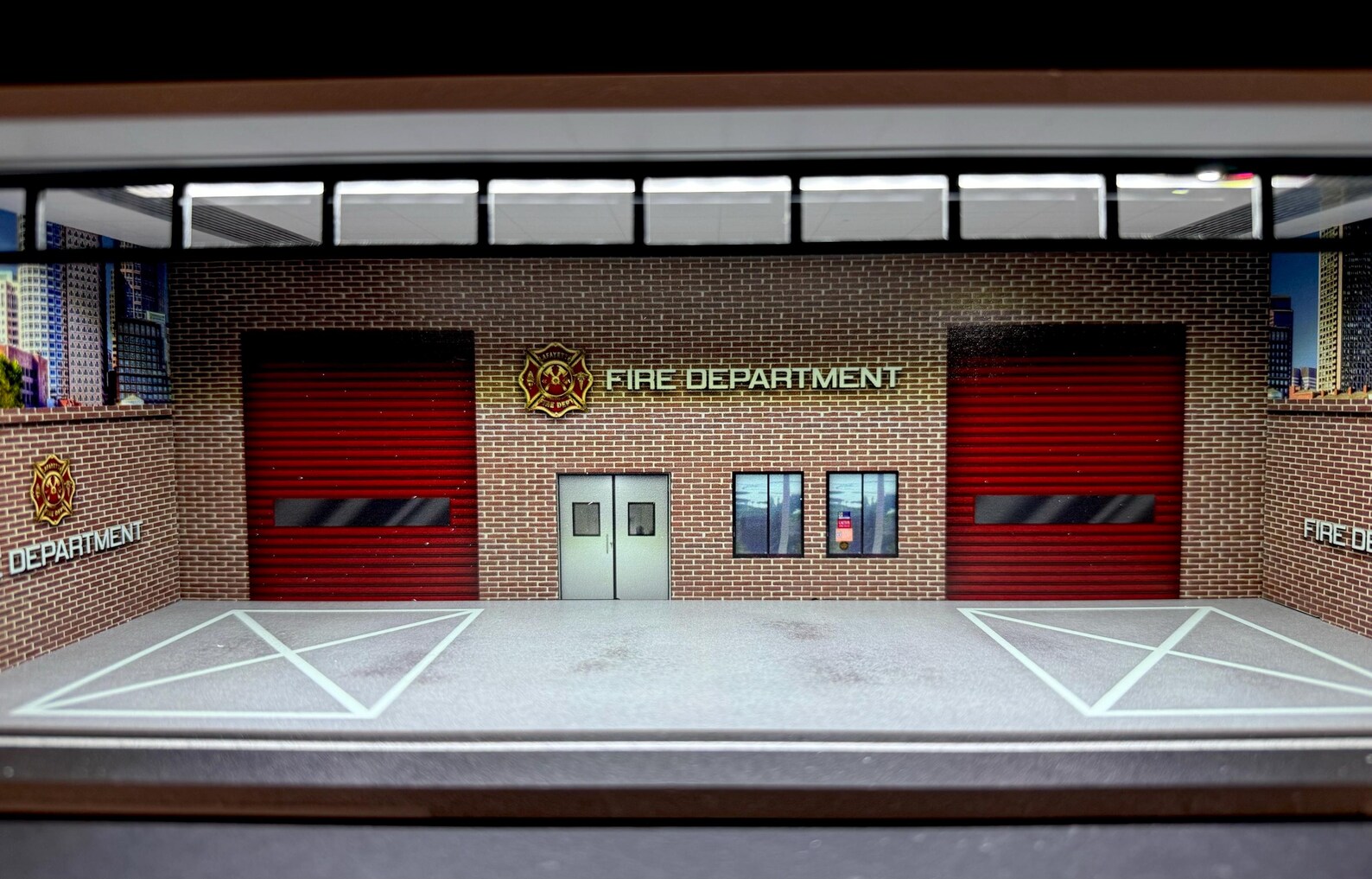Fire Department Theme LED Display Diorama - Etsy