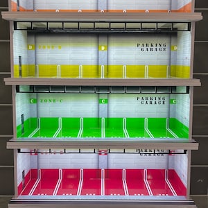 Stackable Parking Garage ALL 5 LEVELS Theme LED Display Diorama - Etsy