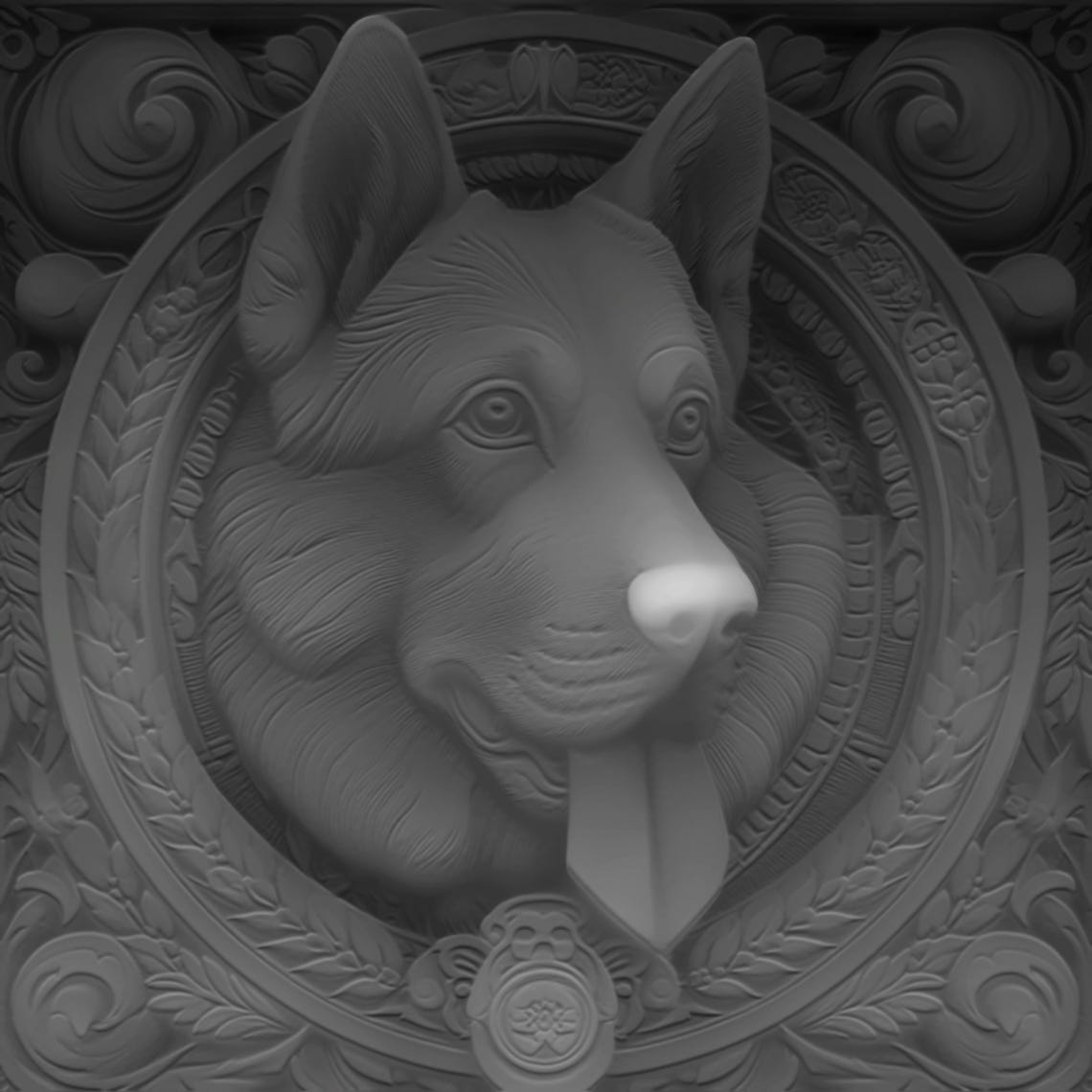 Laser Engrave, 3D Print, CNC, SVG, Png, Depth Map, STL Files, Print and ...