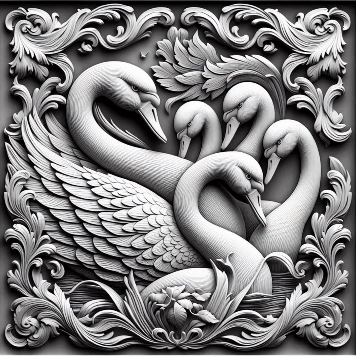 Laser Engrave, SVG, PNG, Canvas Art Print, Digital Design, Lightburn ...