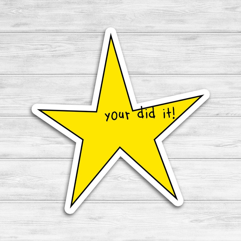 Your Did It Star - Etsy