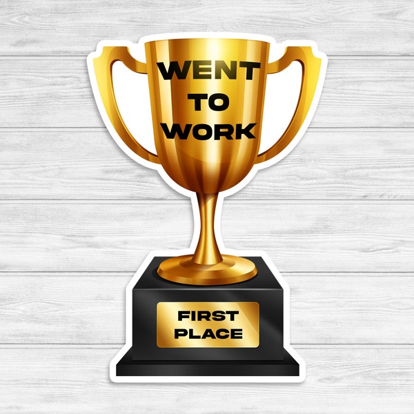 Funny Work Trophy - Etsy