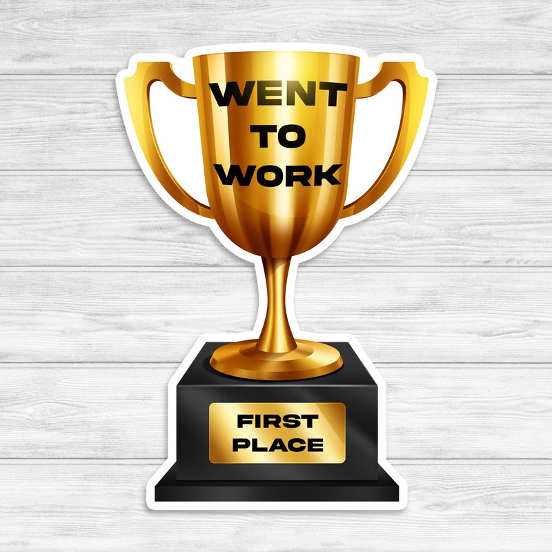 A Great Work Sticker - Etsy