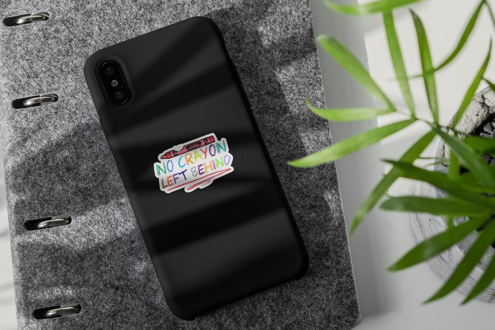 No Crayon Left Behind Vinyl Sticker | Marine Corps Sticker | USMC ...