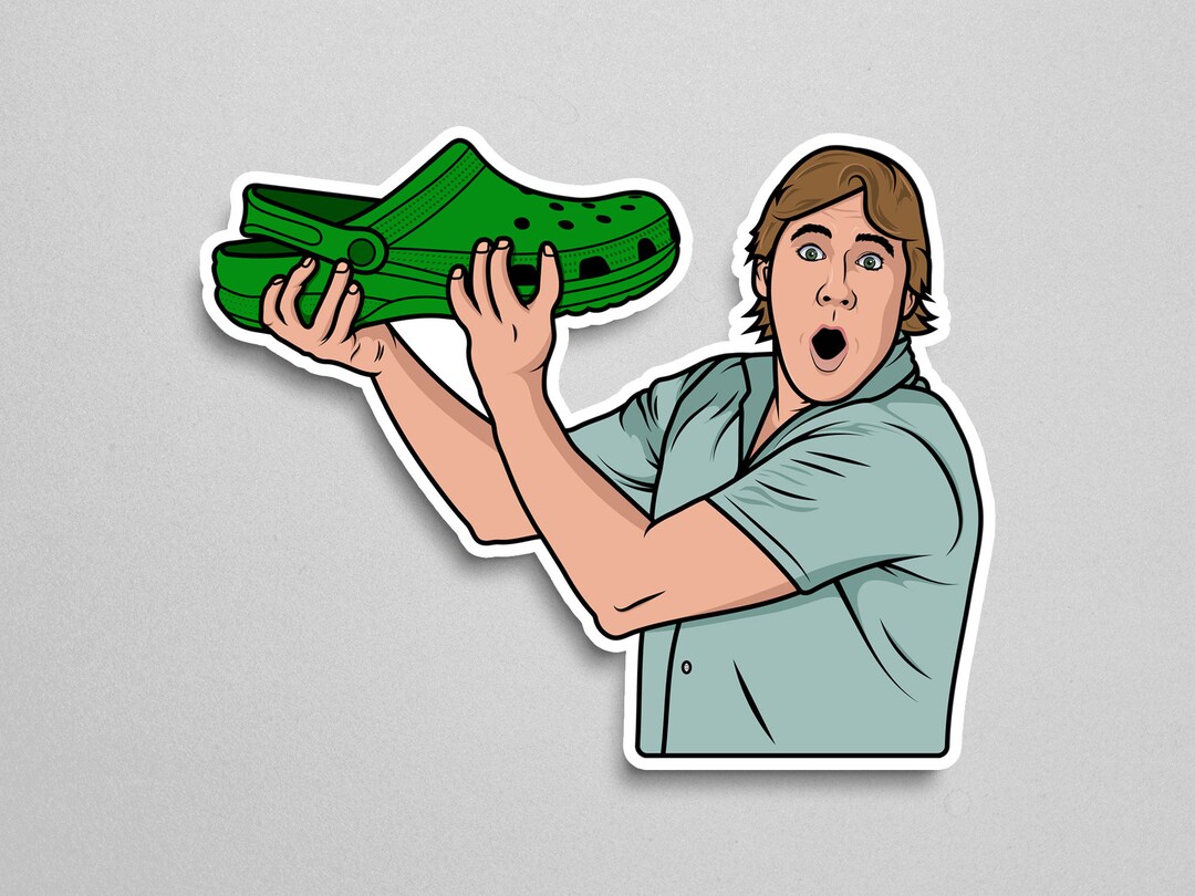 Crikey Waterproof Vinyl Sticker Croc Lover Decal - Etsy