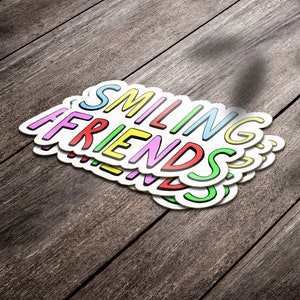 Smiling Friends Vinyl Waterproof Sticker - Etsy