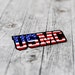 USMC Distressed American Flag Vinyl Sticker | Marine Corps Sticker ...
