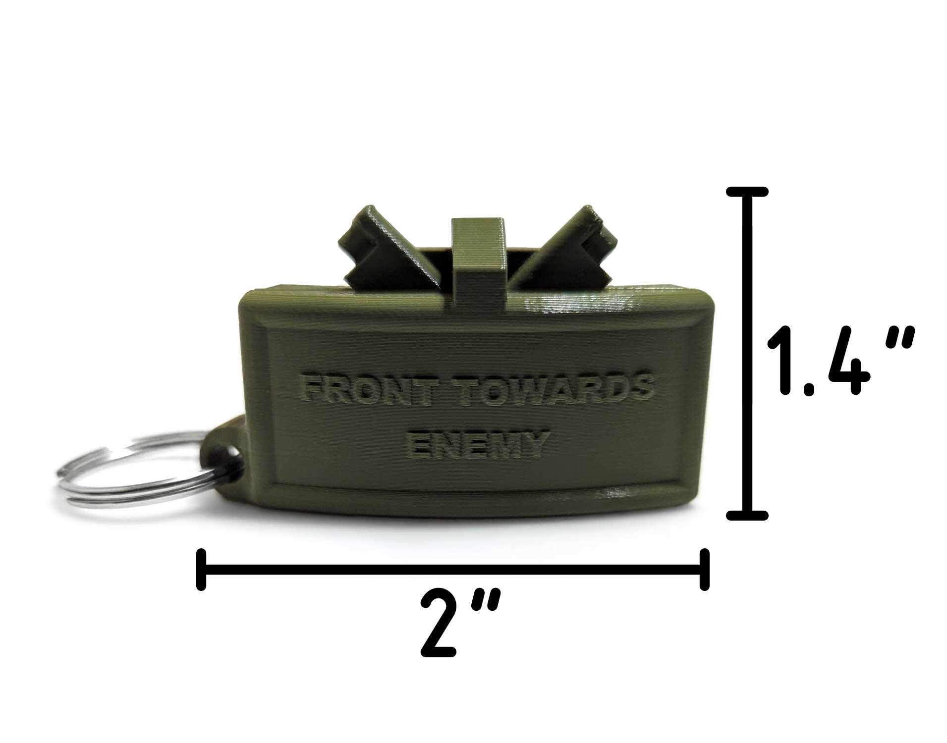 M18A1 Claymore Mine Keychain | 3D Printed | Cool Gift for Marine ...
