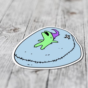 Glep Sleeping Vinyl Sticker - Etsy