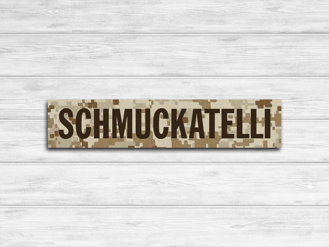 Schmuckatelli USMC Name Tag Vinyl Sticker | Marine Corps Sticker | USMC ...