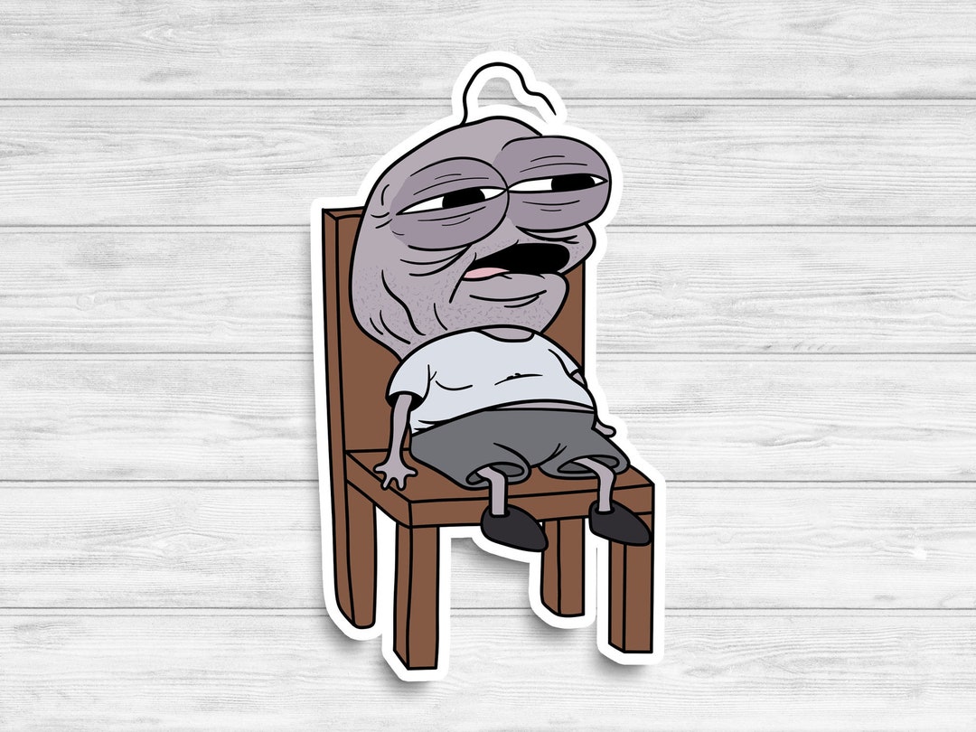 Depressed Pim Vinyl Sticker | Smiling Friends - Etsy