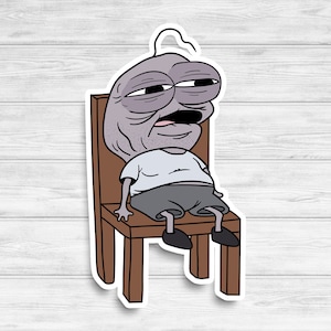 Depressed Pim Vinyl Sticker | Smiling Friends - Etsy