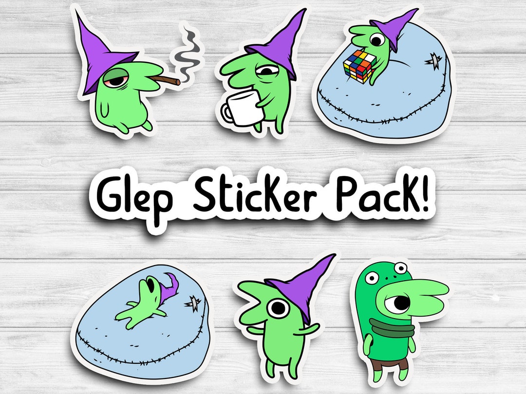Glep Smiling Friends Sticker Pack - Etsy