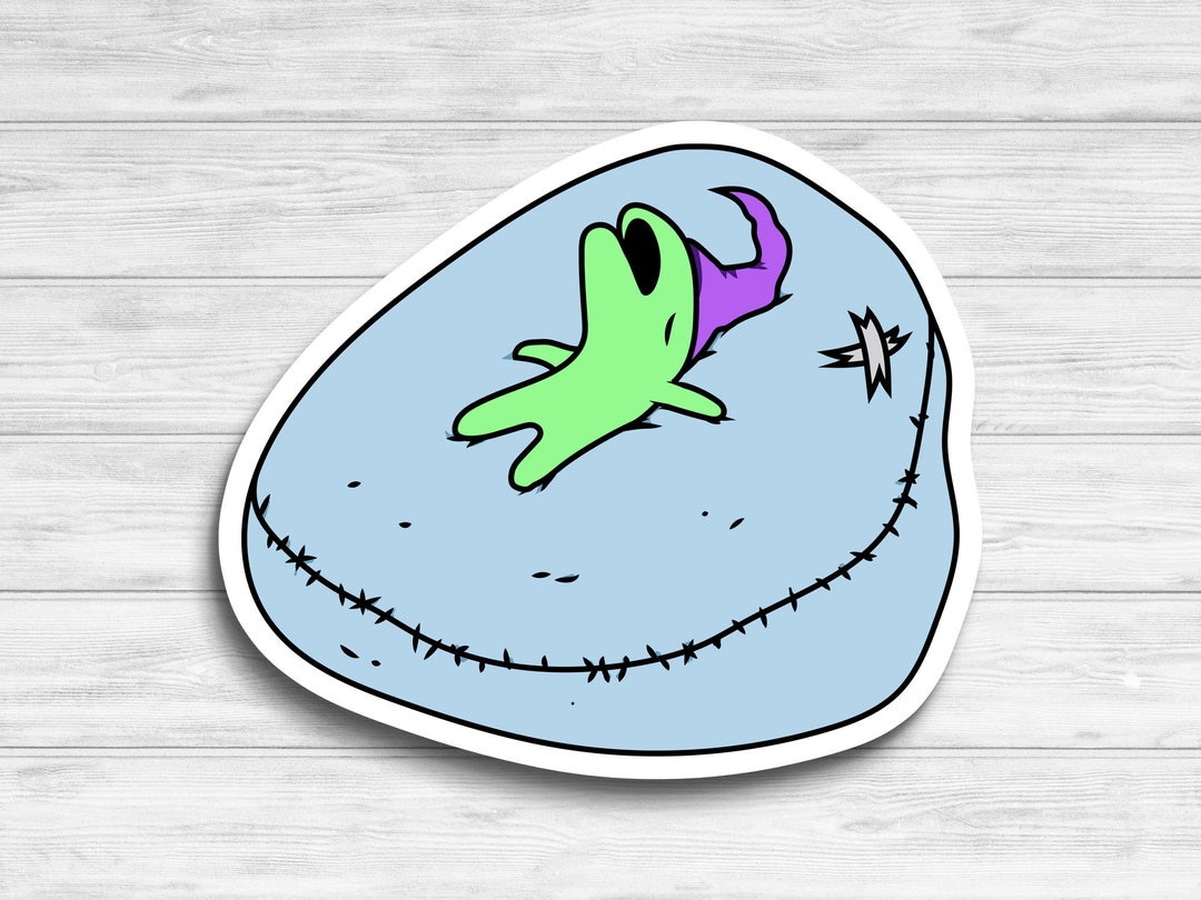 Glep Sleeping Vinyl Sticker - Etsy