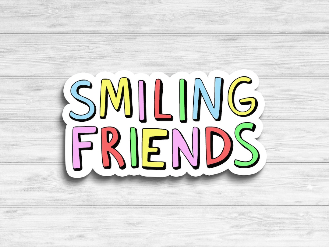 Smiling Friends Vinyl Waterproof Sticker - Etsy