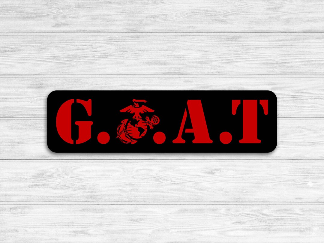 USMC Goat EGA Vinyl Sticker | Marine Corps Sticker | Sticker | Greatest ...