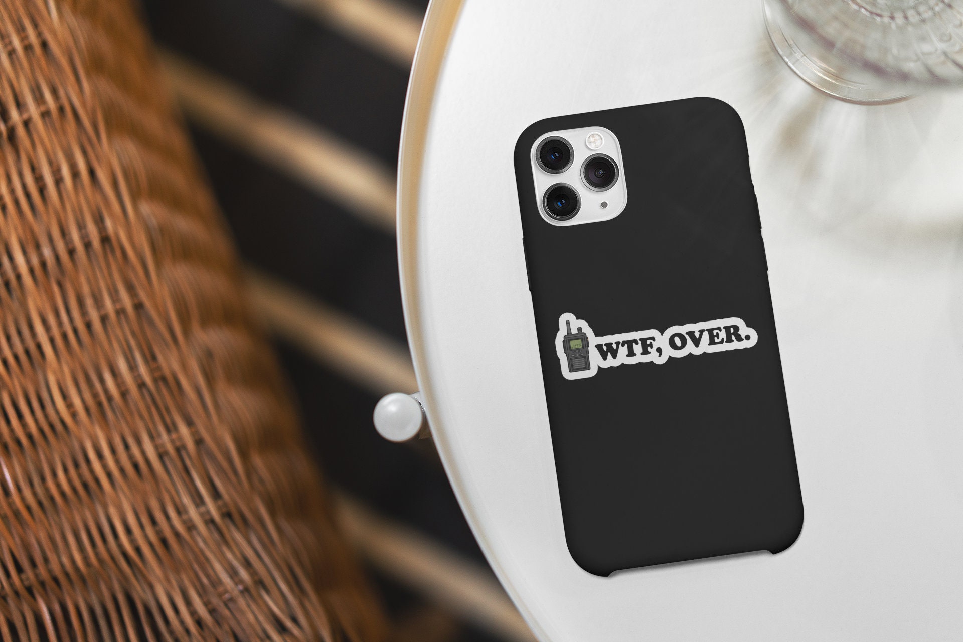WTF, Over Vinyl Sticker | Funny Sticker | What the F*ck Sticker ...