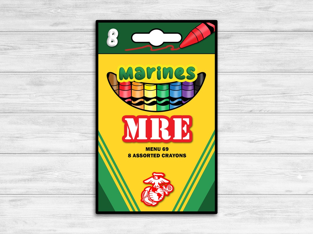 Crayon MRE Vinyl Sticker USMC Sticker official Hobbyist of the USMC ...