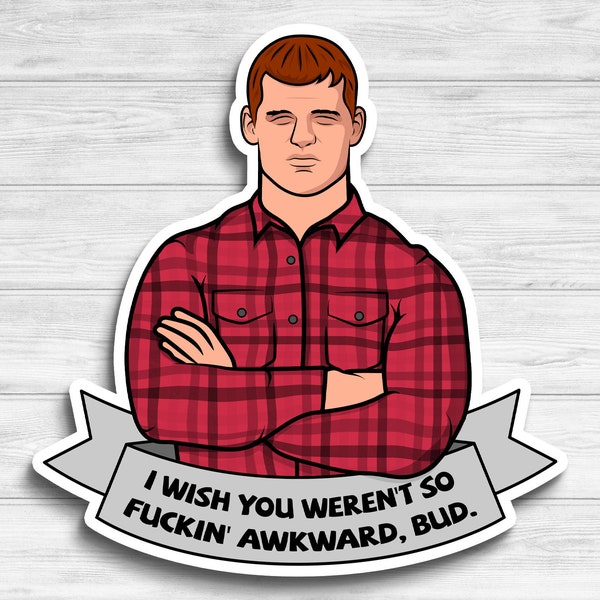 Awkward Sticker - Etsy