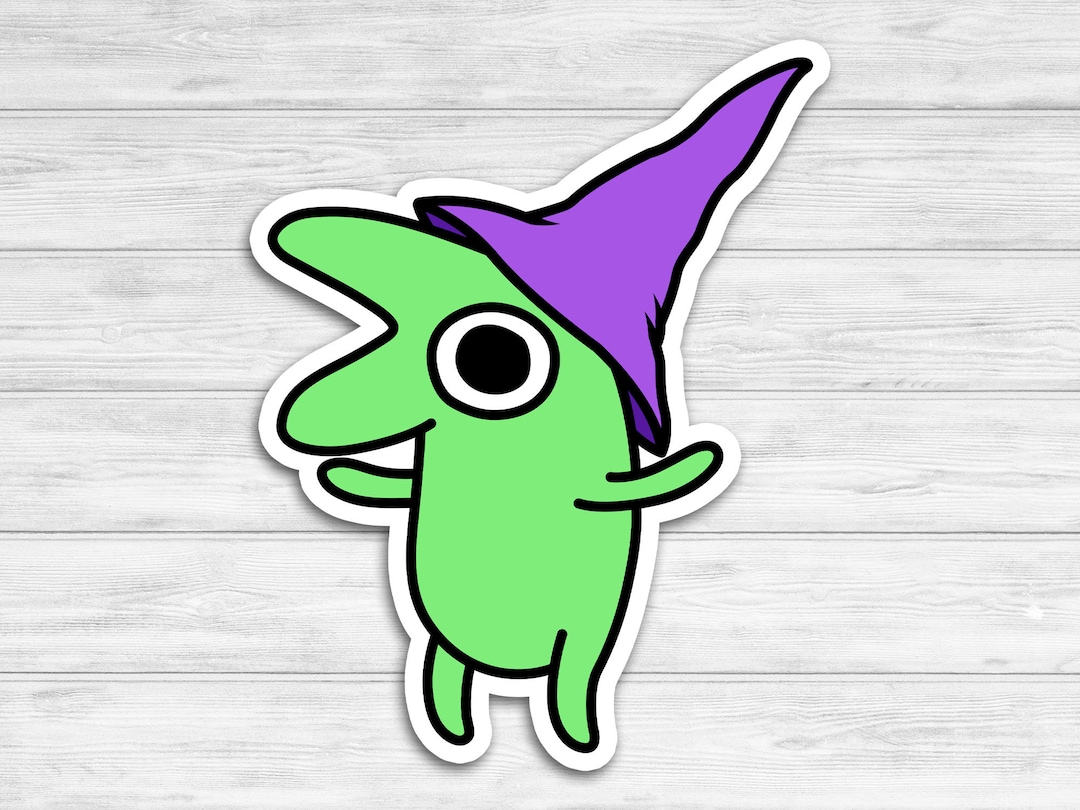 Glep Vinyl Sticker | Smiling Friends Sticker - Etsy